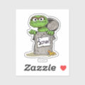 Oscar the Grouch Scram Sticker | Zazzle