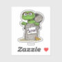 Oscar the Grouch Scram Sticker | Zazzle