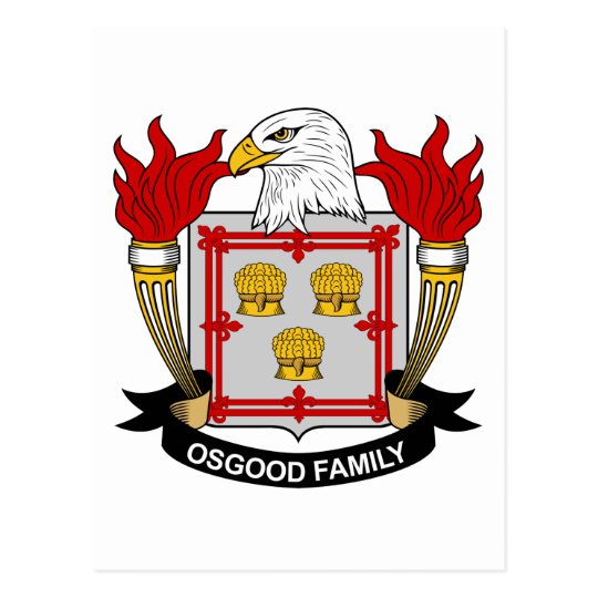 Osgood Family Crest Postcard | Zazzle.com