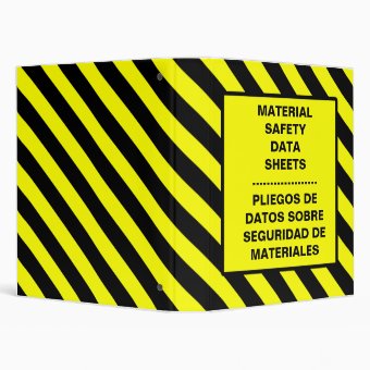 OSHA MSDS Binder | Zazzle