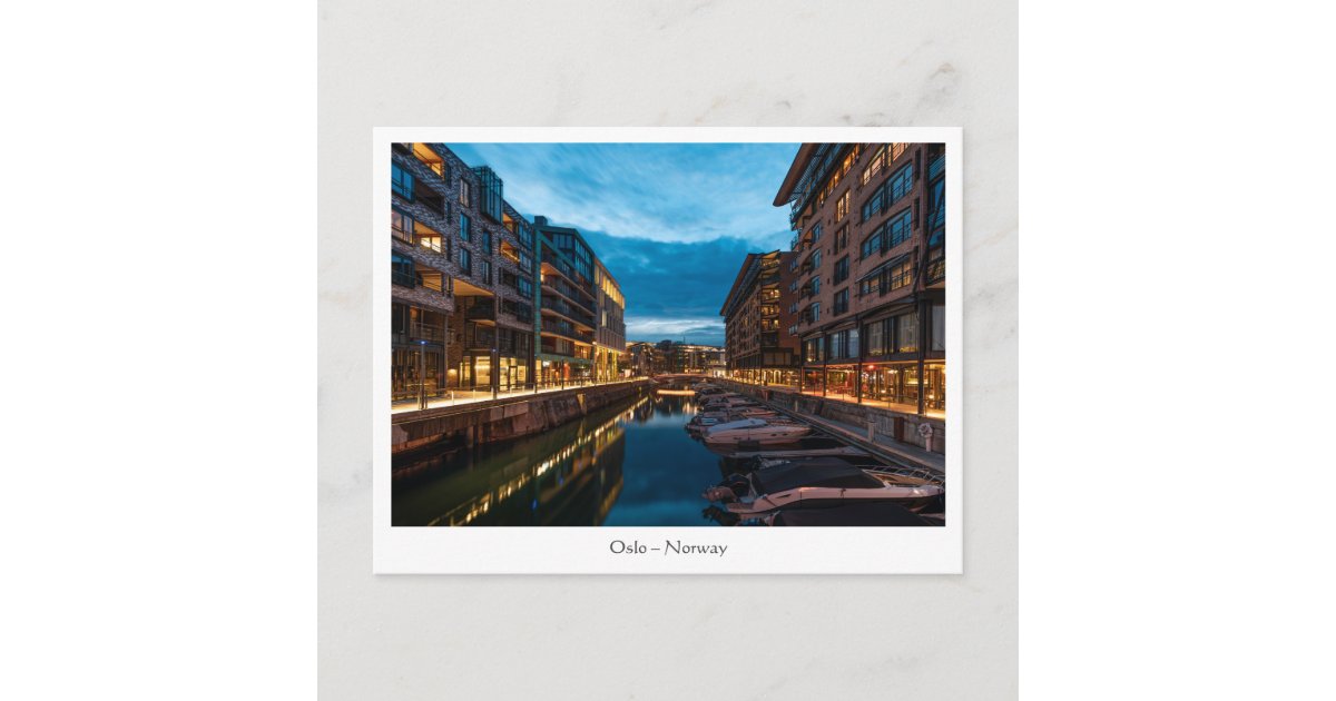 Oslo Norway Postcard | Zazzle