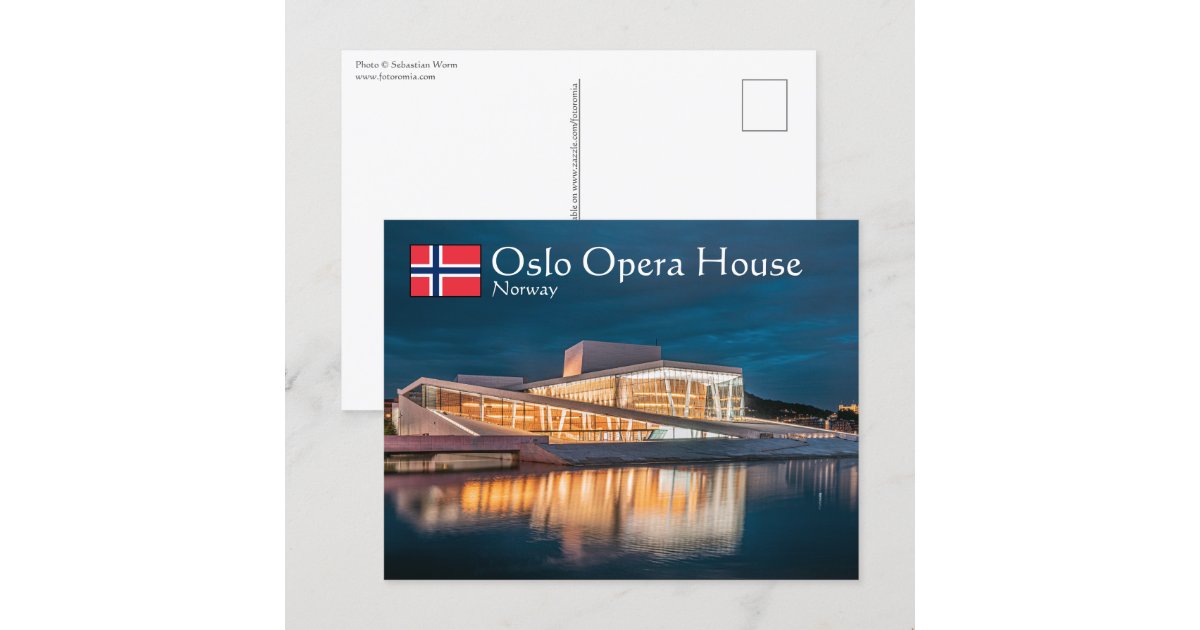 Oslo Opera House Postcard | Zazzle
