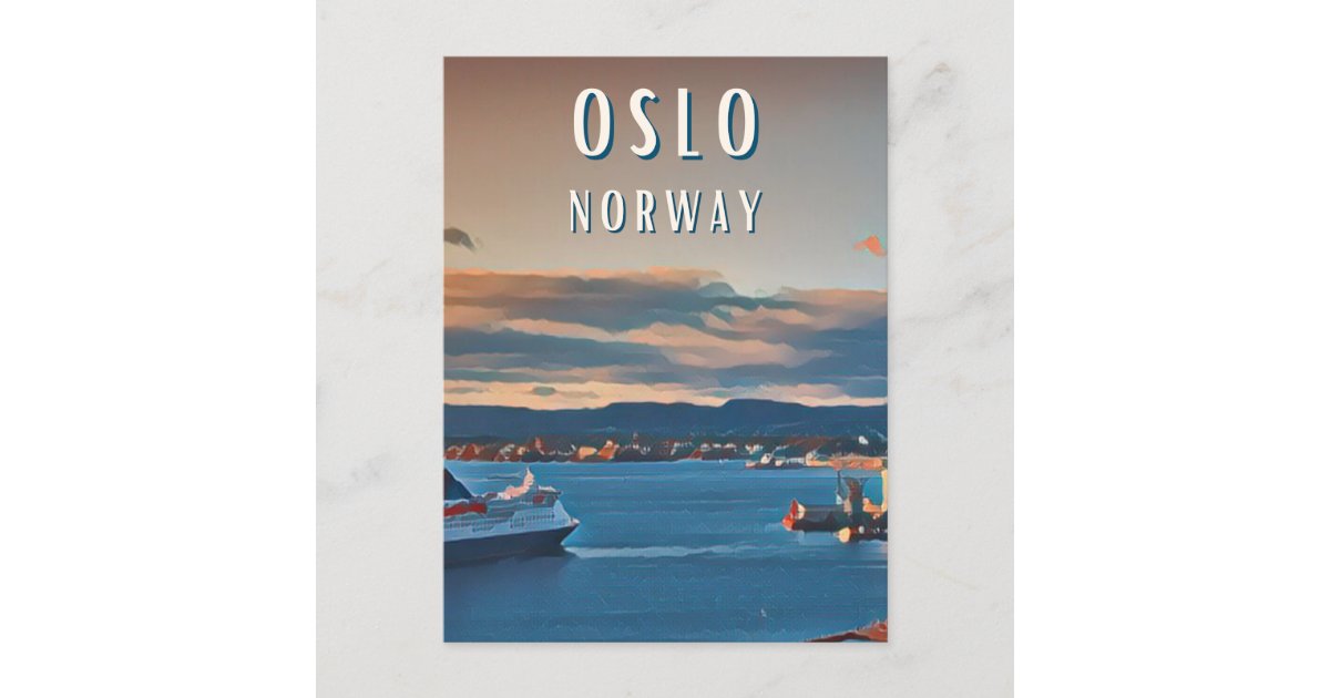 Oslo, the city of Scandinavian culture Postcard | Zazzle