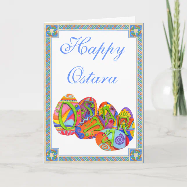 Ostara Eggs Card | Zazzle