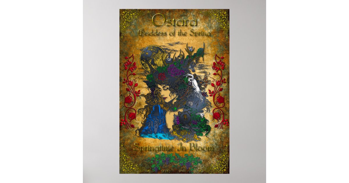 Ostara Goddess of Spring Poster | Zazzle