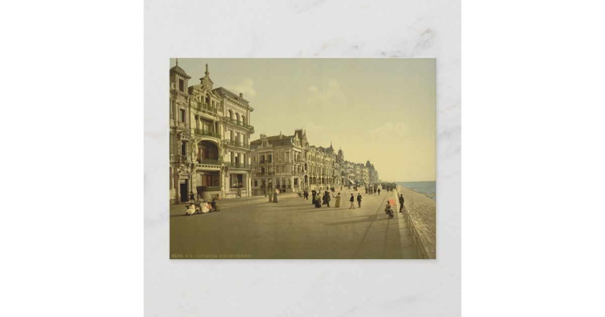 Ostend - The Embankment Postcard | Zazzle