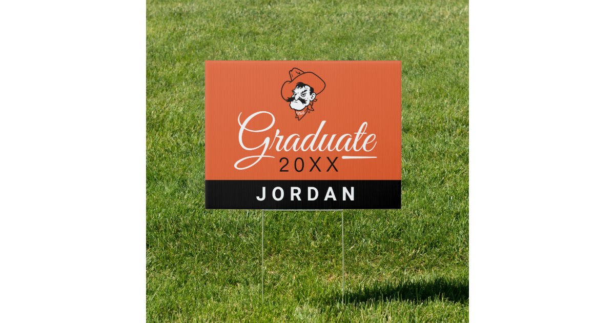 OSU Cowboys Graduate Sign | Zazzle
