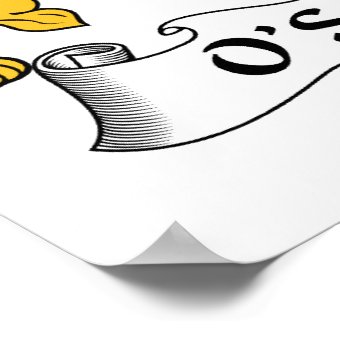 O'Sullivan Family Crest Poster | Zazzle