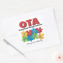 OTA - Occupational Therapy Assistant Sticker -COTA | Zazzle