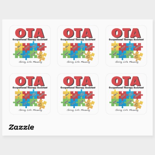 OTA - Occupational Therapy Assistant Sticker -COTA | Zazzle