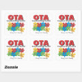 OTA - Occupational Therapy Assistant Sticker -COTA | Zazzle