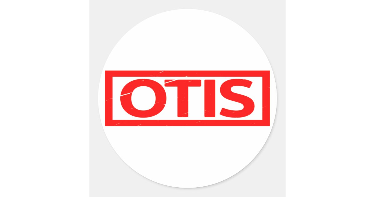 Otis Stamp Classic Round Sticker | Zazzle