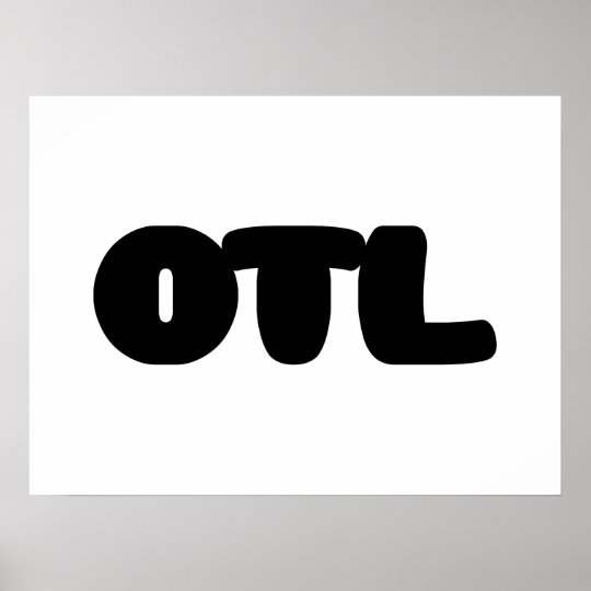 Otl Emoticon ~ Korean Slang Poster