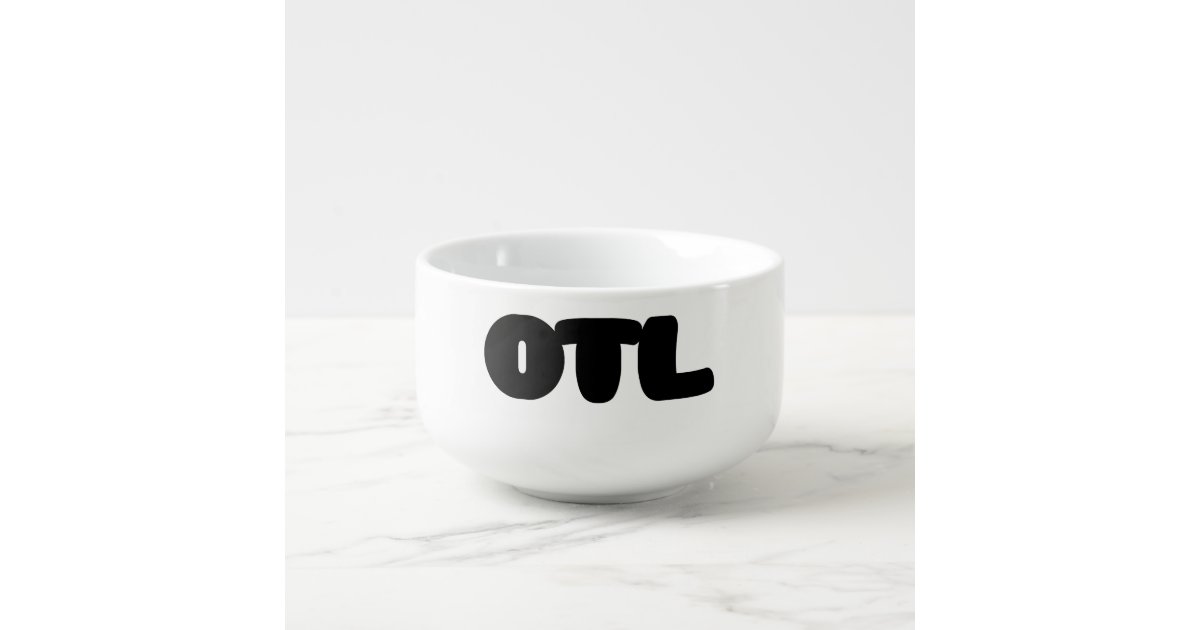 OTL Emoticon ~ Korean Slang Soup Mug | Zazzle