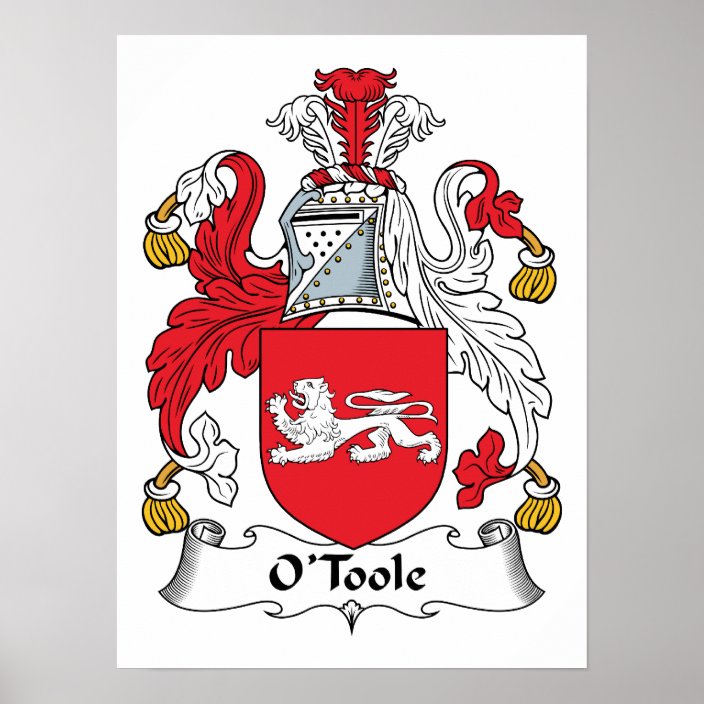 O'Toole Family Crest Poster | Zazzle.com