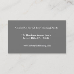 OTR Truckers Business Card | Zazzle