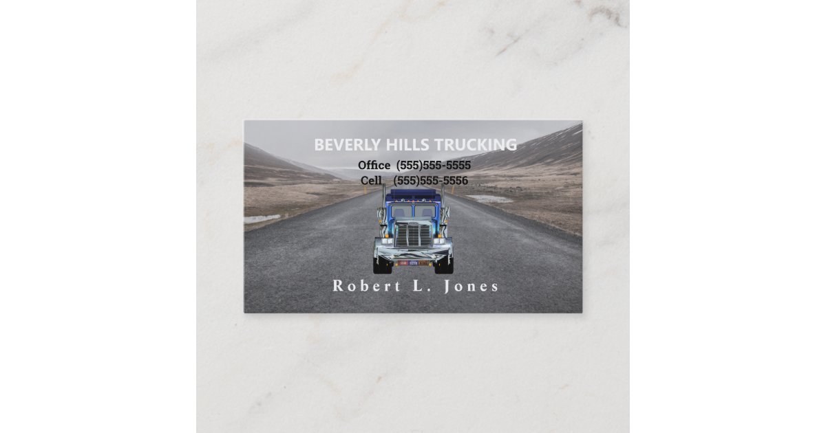 OTR Truckers Business Card | Zazzle