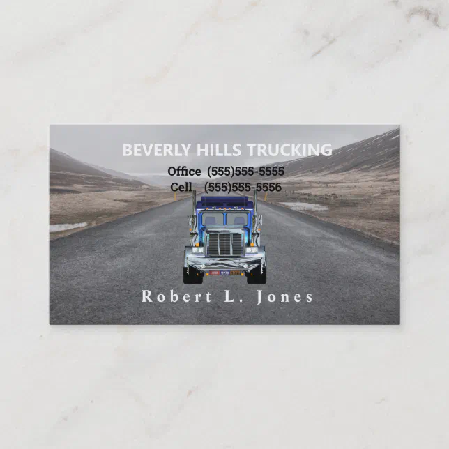 OTR Truckers Business Card | Zazzle