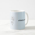 Otter floating in water coffee mug | Zazzle