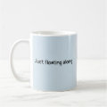 Otter floating in water coffee mug | Zazzle