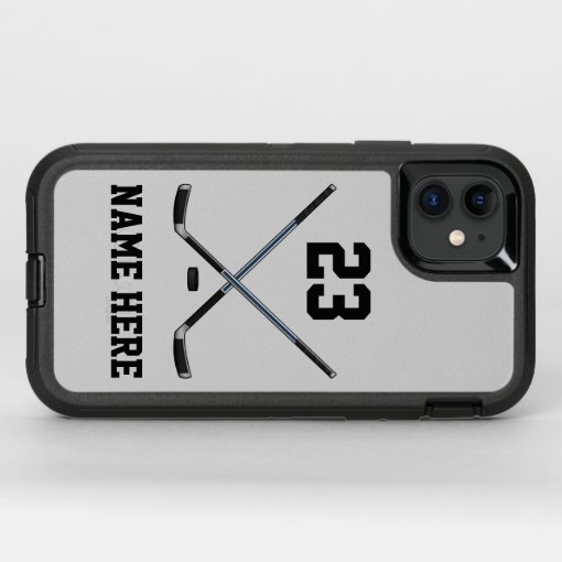 OtterBox TOUGH Hockey Stick Phone Case New to Old | Zazzle