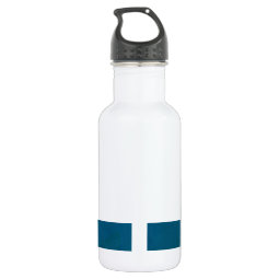 Otterly Adorable Pun with Cute Otter Photo Water Bottle | Zazzle