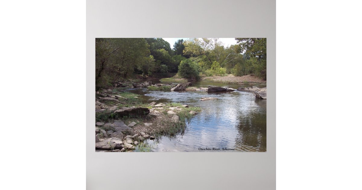 Ouachita River at Oden, Arkansas Poster | Zazzle