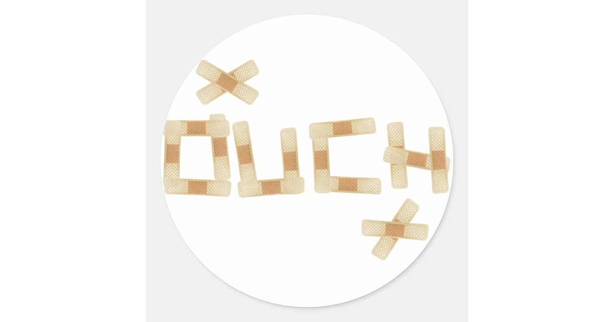 Ouch Sticker | Zazzle