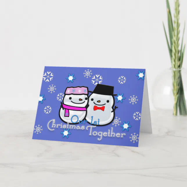 Our 1st Christmas Together Card | Zazzle
