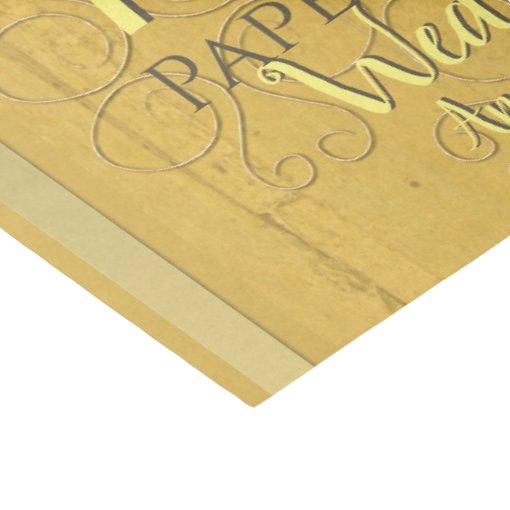 "Our 1st Year Paper & (Faux)Gold Wedding Anniv" | Zazzle