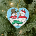 Our 40th Christmas Ceramic Ornament | Zazzle