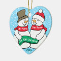 Our 40th Christmas Ceramic Ornament | Zazzle