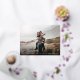 Our Adventure Begins | Full Photo Save the Date Foil Invitation ...