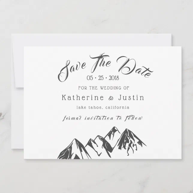 Our Adventure Begins ⎥ Save The Date Photo Card | Zazzle