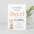 Our Baby Is Turning One Cute Giraffe 1st Birthday Invitation | Zazzle