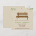 Our Bench Engagement Party Invitation | Zazzle