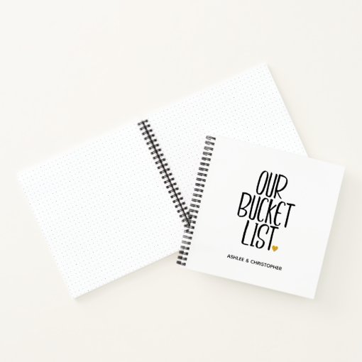 Our Bucket List Journal | Zazzle