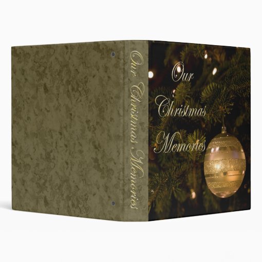 Our Christmas Memories Album Binder | Zazzle