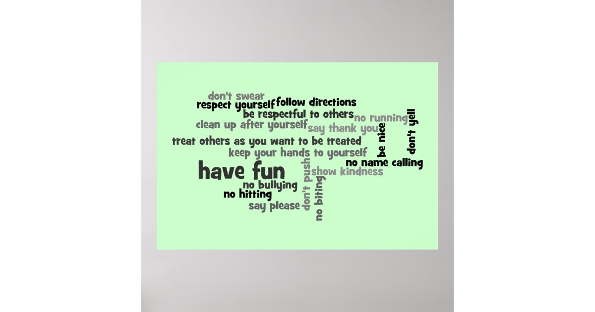 Our Church Rules Poster | Zazzle