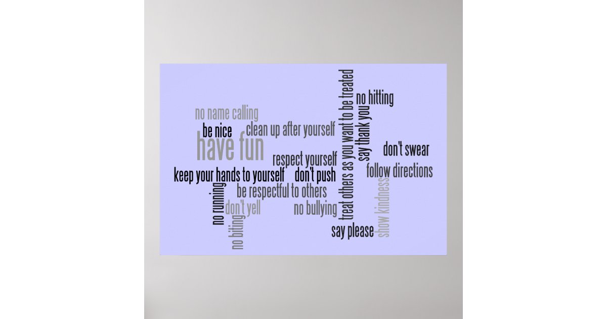 Our Church Rules Poster | Zazzle