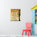 Our Class Rules Teacher Inspiring Colorful Tree Poster | Zazzle