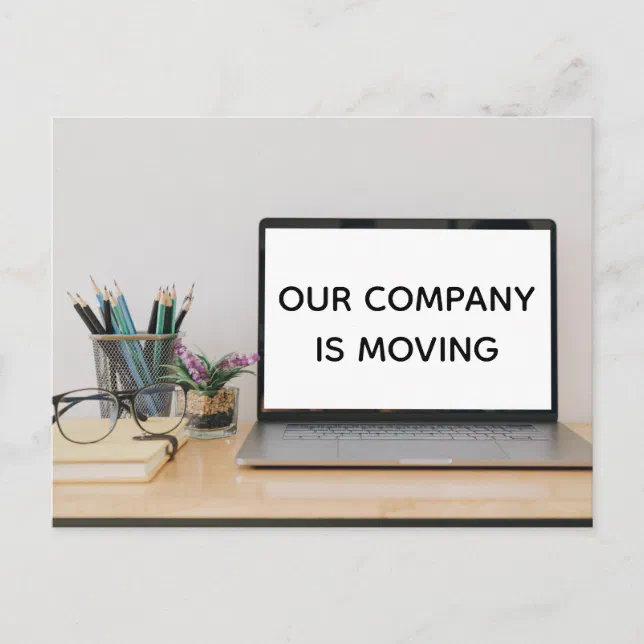 Our Company is Moving Business Change of Address Postcard | Zazzle