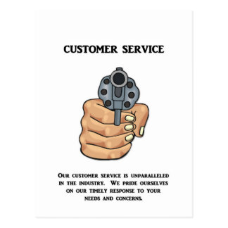 Customer Service Jokes Postcards | Zazzle