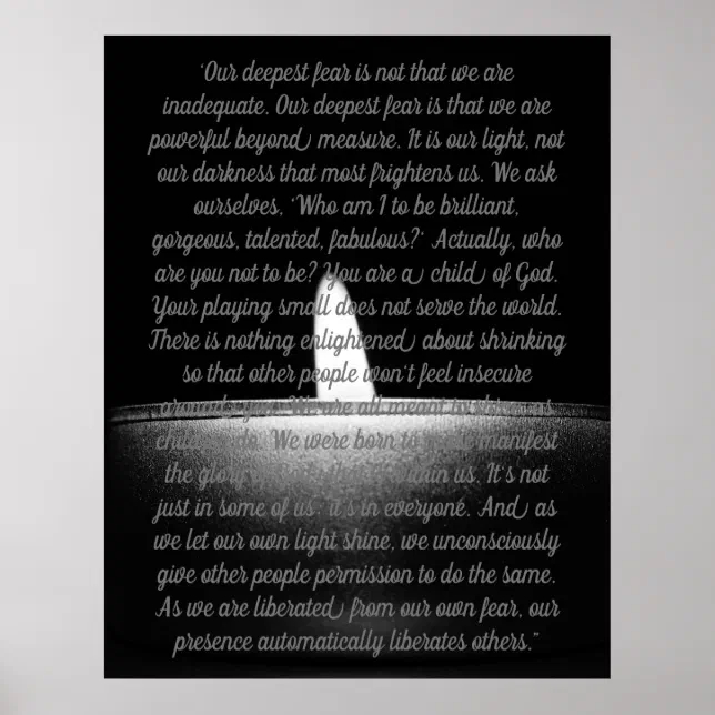 Our Deepest Fear Poster | Zazzle