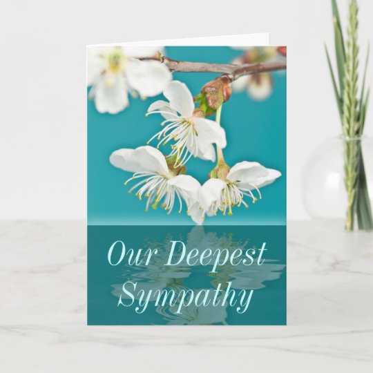 Our Deepest Sympathy Card | Zazzle.com
