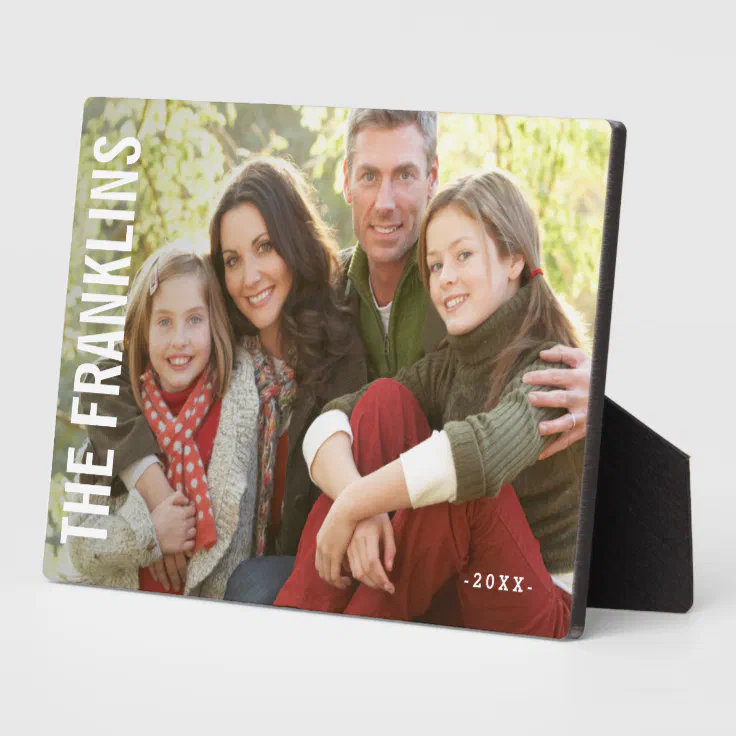 Our Family Custom Photo Frame | Zazzle