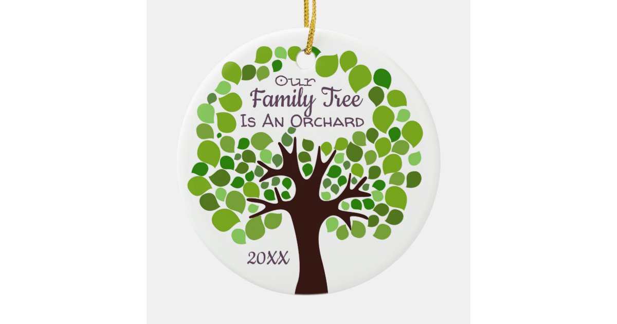 Our Family Tree is an Orchard Adoption/Foster Care Ceramic Ornament ...