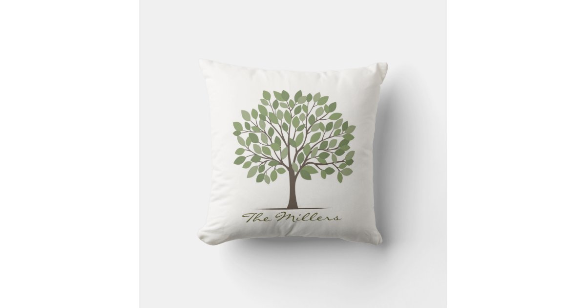 Our Family Tree Pillow | Zazzle