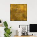Our Father In Latin Poster | Zazzle