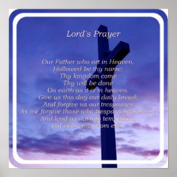 Our Father Poster | Zazzle